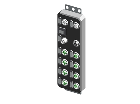 Phoenix Contact - Free CAD models - AXL E EIP DI16 M12 6P - TraceParts
