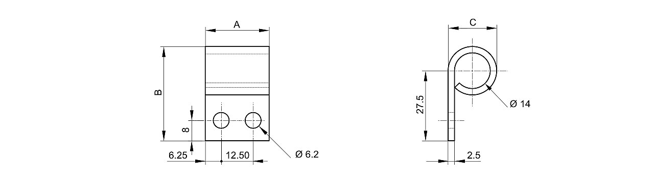 PINET INDUSTRIE - Gratis CAD-modeller - Strike for spring-loaded bolt ...