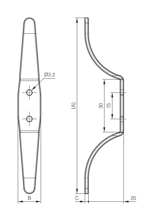 PINET INDUSTRIE - Free CAD models - Double hook - TraceParts