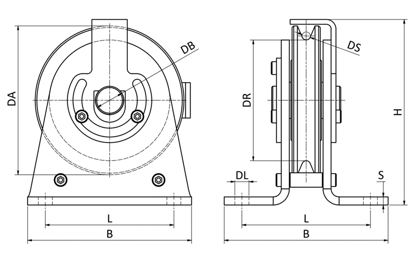 PLANETA - Free CAD models - Rope Pulley Block ULRB - TraceParts