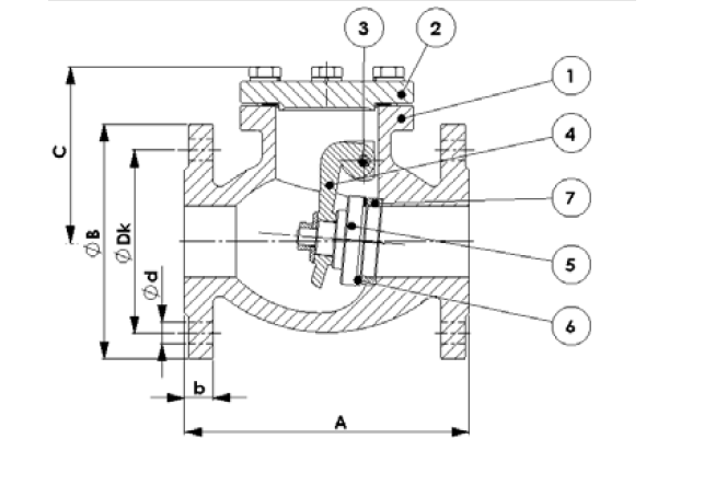 POLIX - 免费 CAD 模型 - SWING CHECK VALVE - TraceParts
