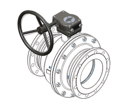 POLIX - Free CAD models - MANUAL GEARBOX For ball valves - TraceParts