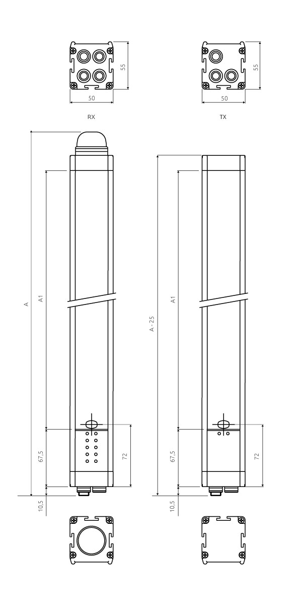 ReeR Safety - Free CAD models - SAFEGATE SMO 1504 - Hand Detection ...
