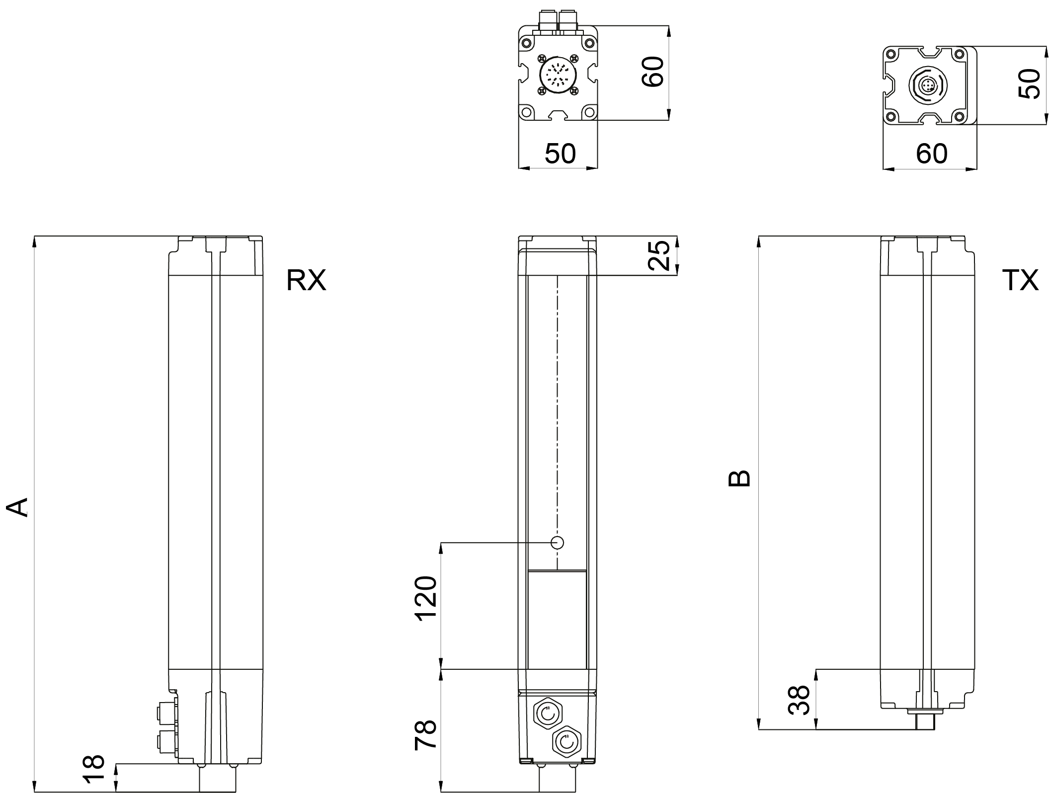 ReeR Safety - Free CAD models - JANUS MI 2B - Access Control Safety ...
