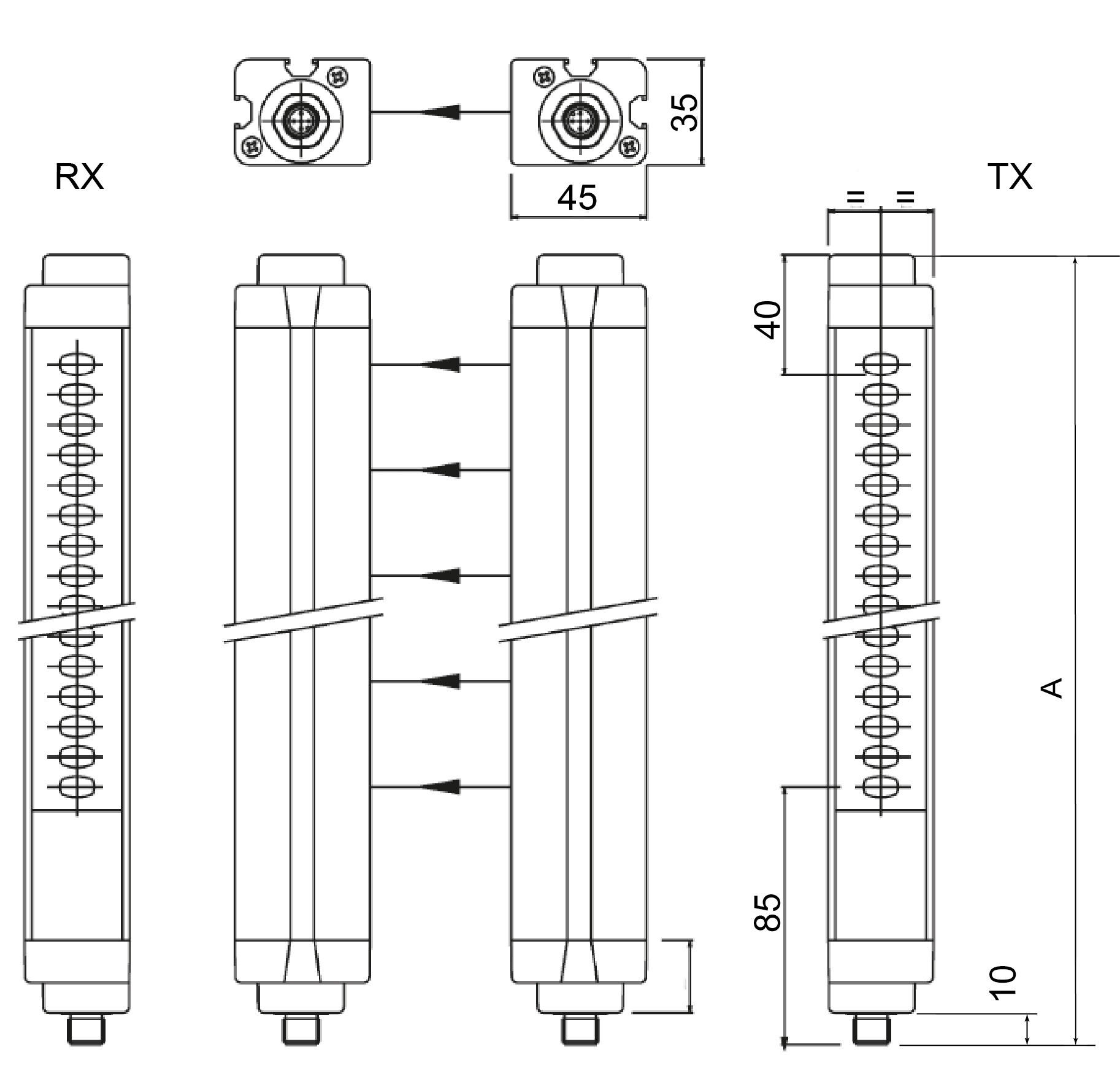 ReeR Safety - Free CAD models - VISION V 1204 L - Hand Detection Safety ...