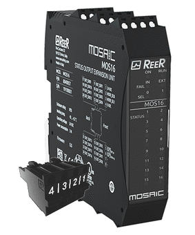 ReeR Safety - Free CAD models - MOSAIC MOS16C - Status Outputs Expansion Unit, 16 Status Outputs ...