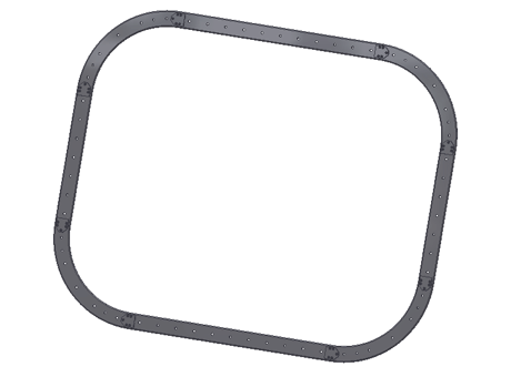 ROLLON - 무료 CAD 모델 - Guide Rails, FSR System, Quadrat 4x 90° Segment ...