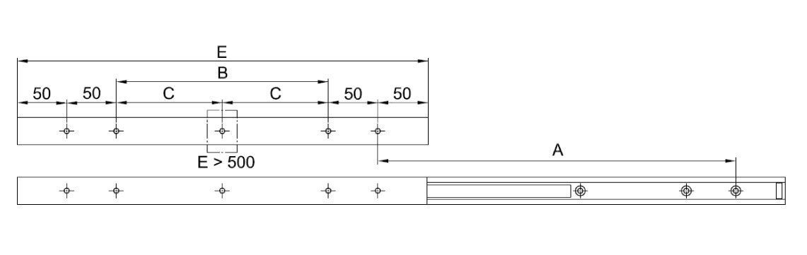 ROLLON - Free CAD models - Telescopic Rail, NTV27-26T Full extension ...