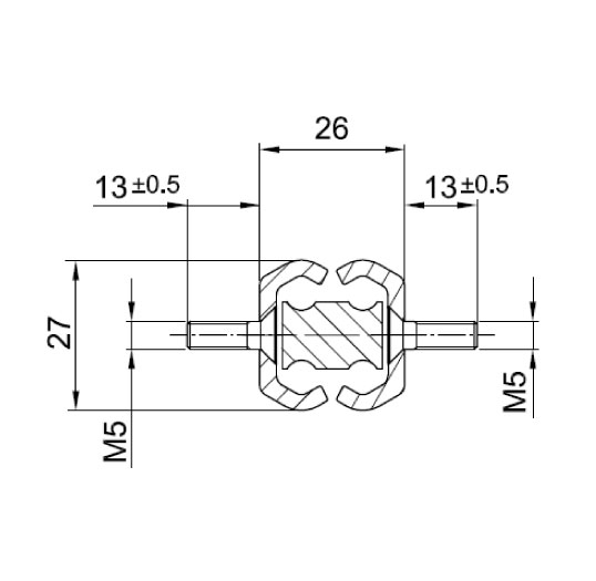 ROLLON - Free CAD models - Telescopic Rail, NTV27-26T Full extension ...