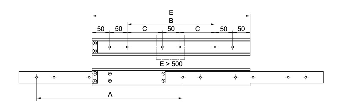 ROLLON - Free CAD models - Telescopic Rail, NDC048 Full Extension ...