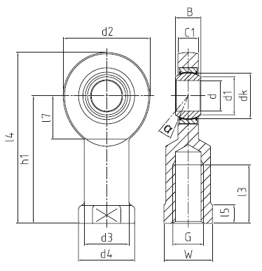 ROLLON - Archivos CAD gratuitos - DGIR...UK (-2RS) DURBAL standard-rod ...