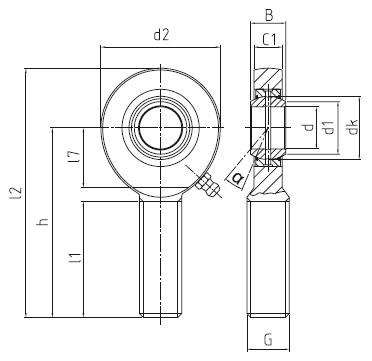 ROLLON - Free CAD models - DSA...E / DSA...ES (-2RS) DURBAL standard ...