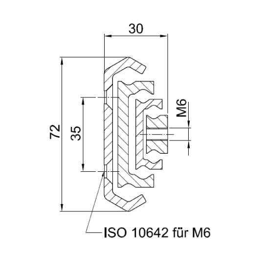 ROLLON - Free CAD models - Telescopic Rail, NTU72-30T Over extension ...