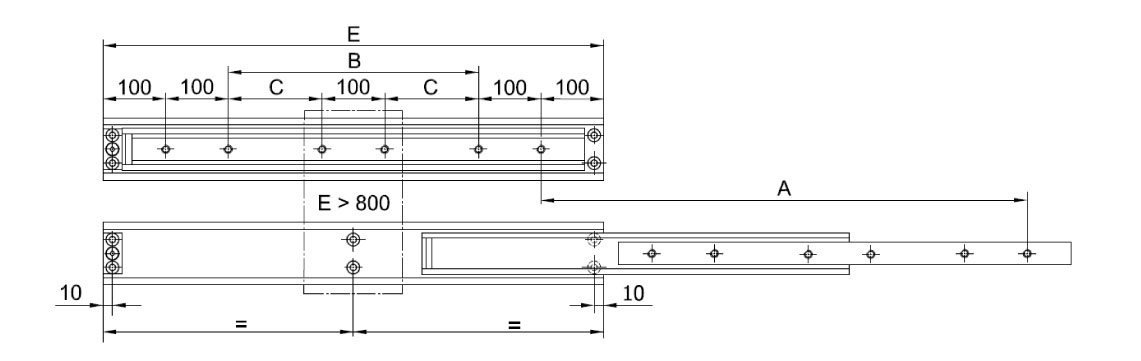 ROLLON - Free CAD models - Telescopic Rail, NTV80-27.5 Full extension ...