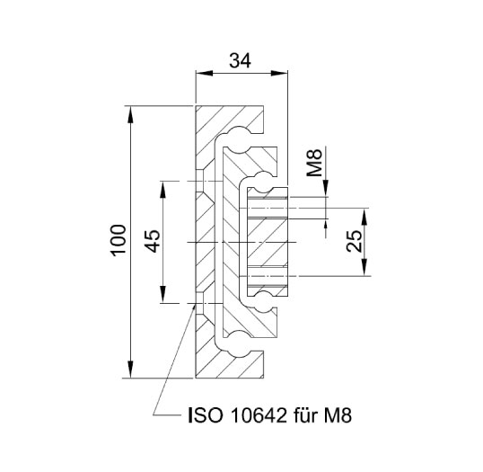 ROLLON - Free CAD models - Telescopic Rail, NTV100-34 Full extension ...