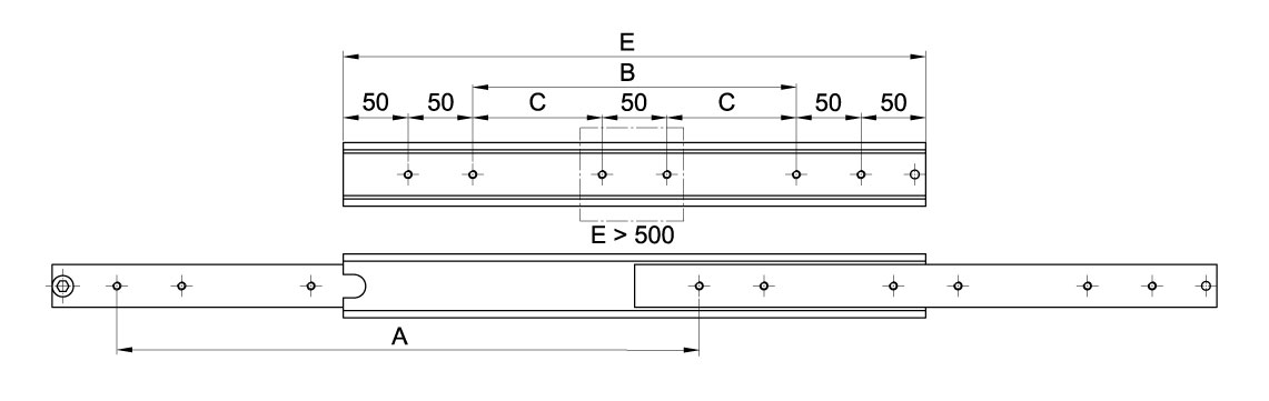 ROLLON - Free CAD models - Telescopic Rail, NTS35-30 Heavy Duty ...