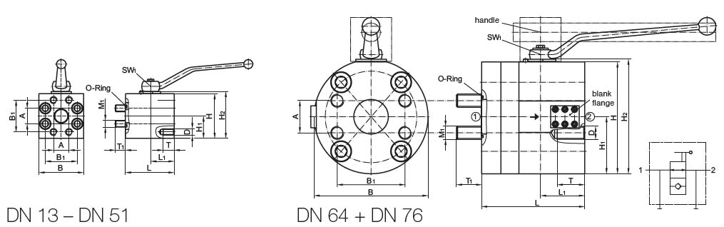 RÖTELMANN - Free CAD models - 2/2-way ball valves with flange ...
