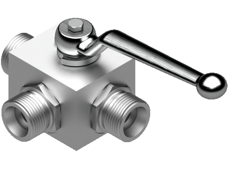 RÖTELMANN - Free CAD models - 3/2-way ball valves with floating ball ...