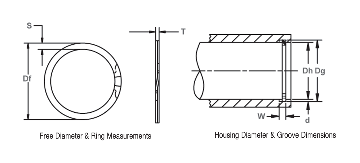 Rotor Clip Company - Free CAD models - Internal Metric Spiral Rings ...