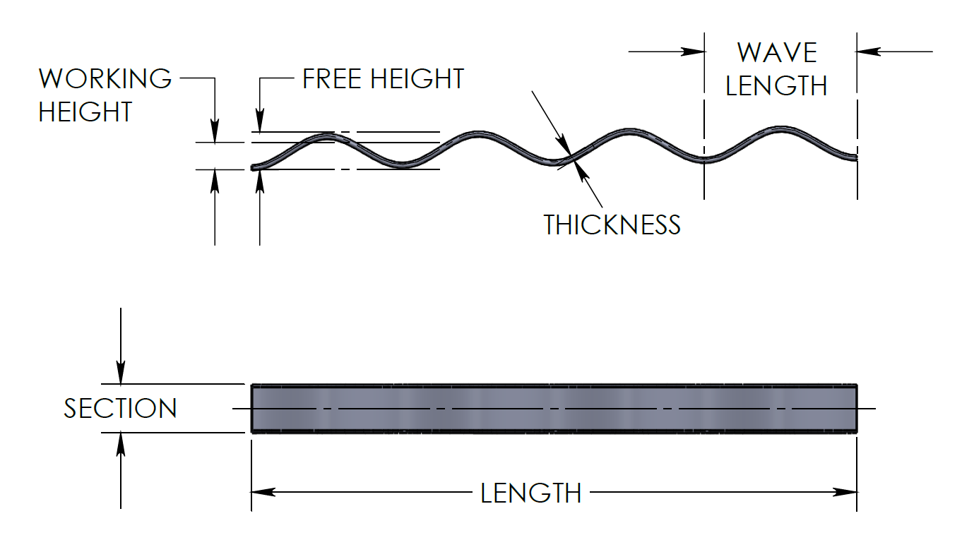 Rotor Clip Company - Free CAD models - Linear Springs - LE Series ...