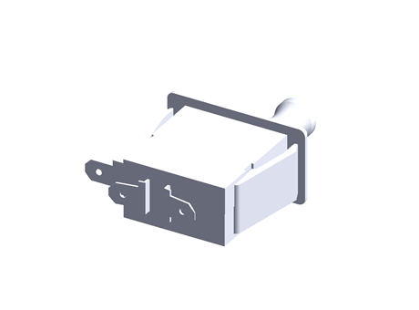 RS Americas - Free CAD models - Door Interlock Micro Switch Plunger ...