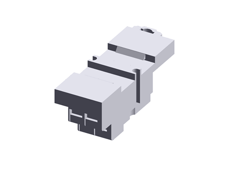 RS Group - 免费 CAD 模型 - Schneider Electric 施耐德 继电器插座, RPZ, 适用于插入式继电器 RPM ...