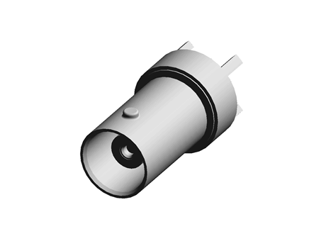 RS Group - Free CAD models - TE Connectivity Straight 50Ω PCB Mount BNC ...