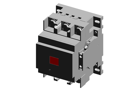 RS Group - Free CAD models - Schneider Electric 3 Pole Contactor - 115 ...