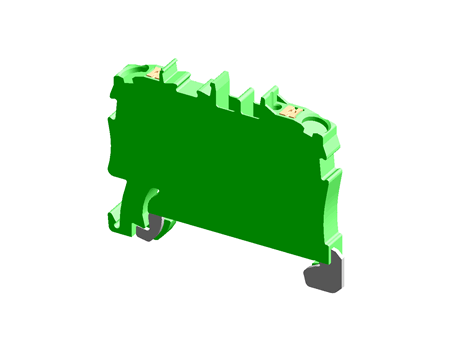 RS Group - Free CAD models - 2-conductor ground terminal block; 2.5mm ...