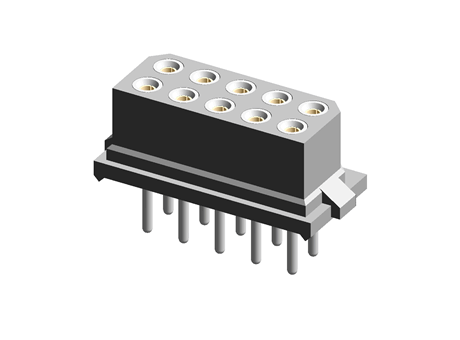 RS Group - Free CAD models - 5+5 DIL FEMALE VERT CONN - TraceParts