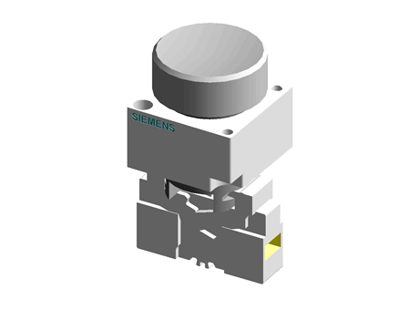 RS Group - Archivos CAD gratuitos - Pulsador Siemens serie 3SB3 ...
