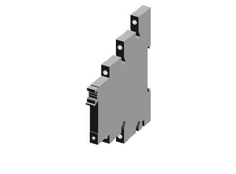 RS Group - Free CAD models - Finder, 24V dc SPDT Interface Relay Module ...