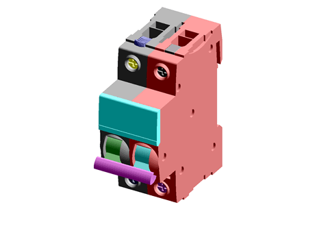 RS Group - Free CAD models - Schneider Electric Acti 9 MCB Mini Circuit ...