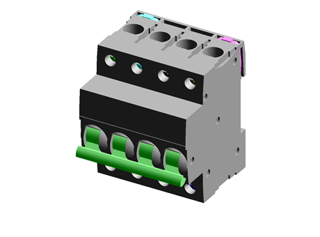 RS Group - Archivos CAD gratuitos - Acti9 iC60H 4P B 2A MCB - TraceParts