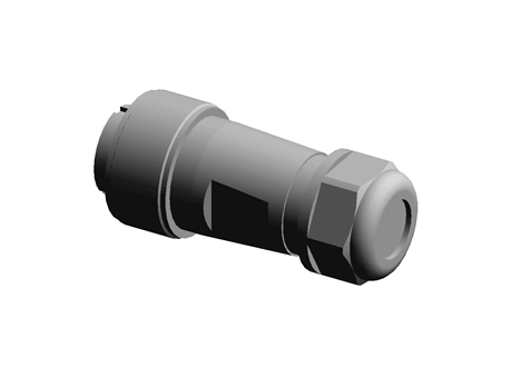 RS PRO - Free CAD models - SY21 CABLE MOUNT CONNECTOR 4 PIN FEMALE ...