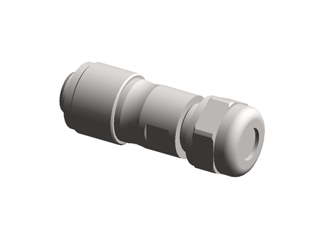 RS PRO - Free CAD models - ST12 CABLE MOUNT CONNECTOR MALE 2 PIN 13 ...