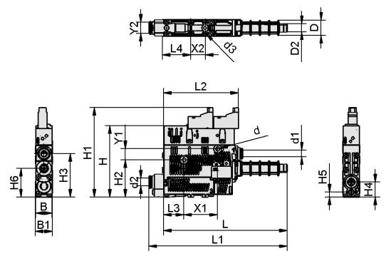 SCHMALZ - Free CAD models - Compact ejectors SCPS-UHV - TraceParts