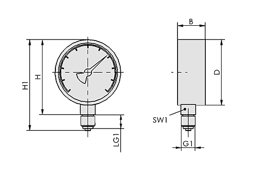 SCHMALZ - Free CAD models - Vacuum Gauge VAM - TraceParts