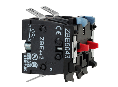 Schneider Electric - Free CAD models - double contact block's for head ...