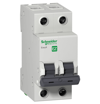Schneider Electric - Free CAD models - Easy9 MCB 2P 6A …63A Miniature ...