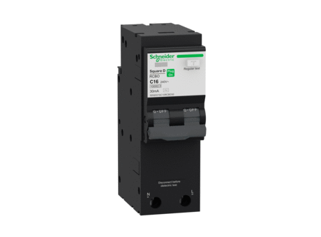 Schneider Electric - Free CAD models - QOvs PRO RCBO 2P C Curve 10000A ...