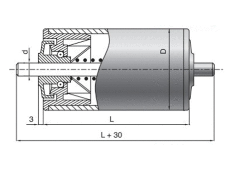 SFRM - Free CAD models - Rouleaux plastique - Série 10 000 - TraceParts