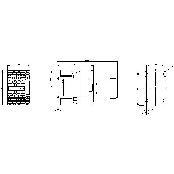SIEMENS - Free CAD models - Power contactor, AC switching - TraceParts