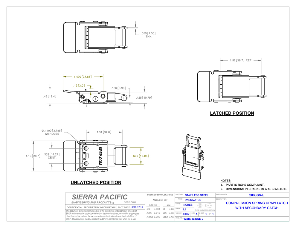 Sierra Pacific Engineering and Products (SPEP) - Kostenlose CAD Modelle ...