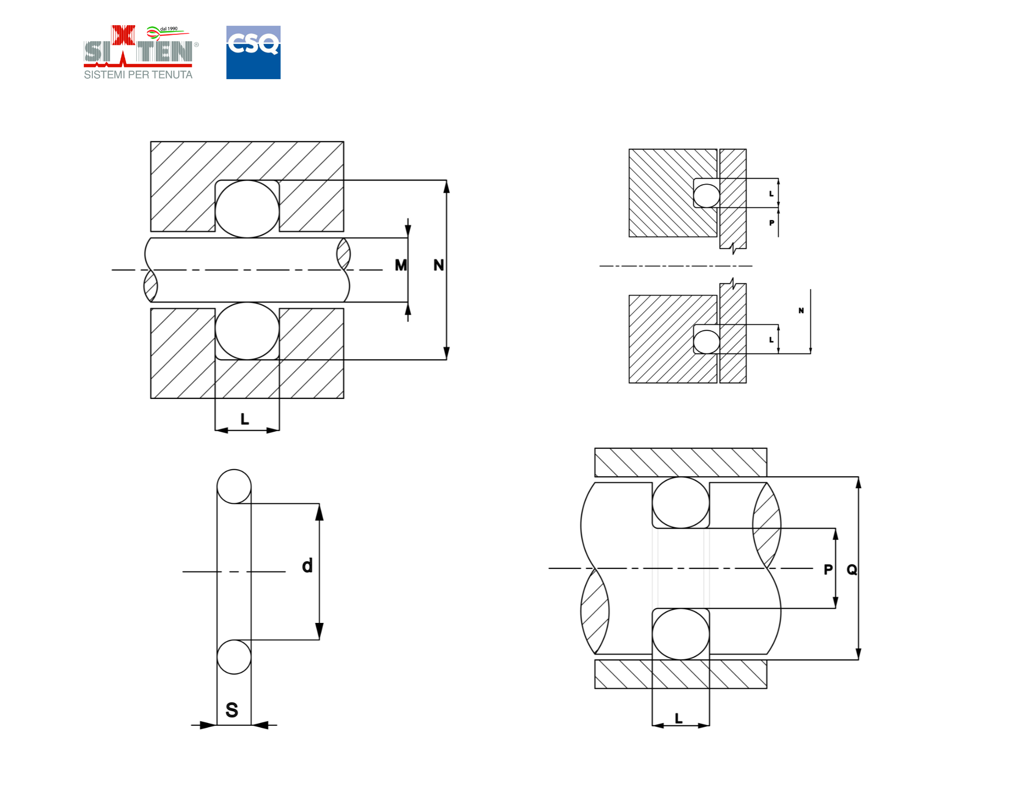 SIXTEN S.r.l. - Free CAD models - O-rings - TraceParts