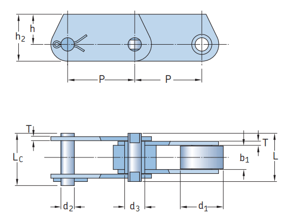 SKF - Free CAD models - Conveyor Chains FVT series - TraceParts