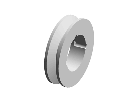 SKF - Free CAD models - Wedge belt pulleys SPB taper bushed - TraceParts