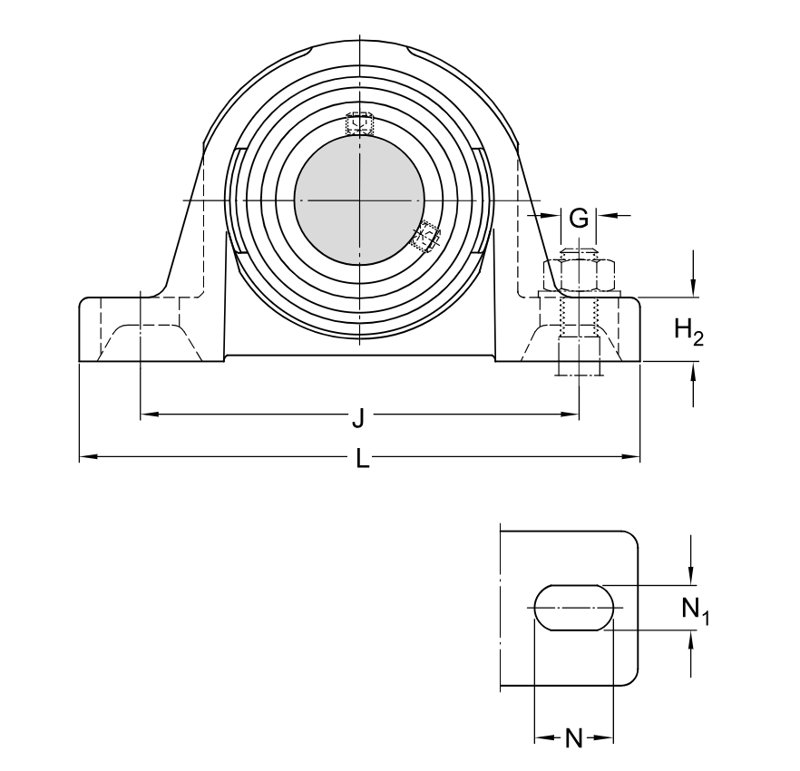 SKF - Free CAD models - Plummer block ball bearing units, for high ...
