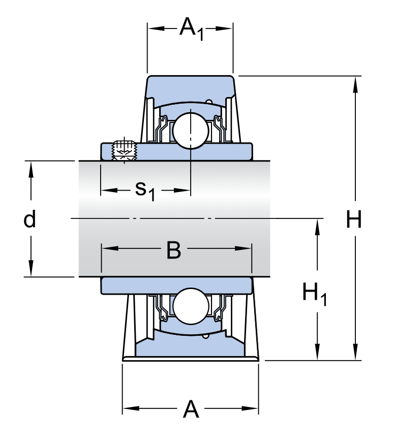 SKF - Free CAD models - Plummer block ball bearing units, for high temperature applications ...
