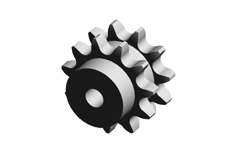 SKF - Free CAD models - Metric sprockets, duplex ISO 24B-2 with 38.1 mm pitch, Type B and C ...